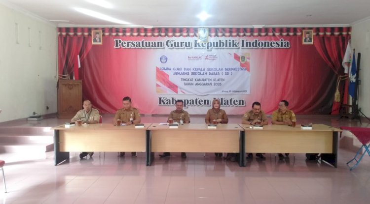 Lomba Guru dan Kepala Sekolah Berprestasi Jenjang SD Tingkat Kab. Klaten Tahun 2023 - Dinas ...